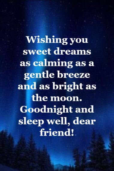 28 Inspirational Good Night Messages for Friends